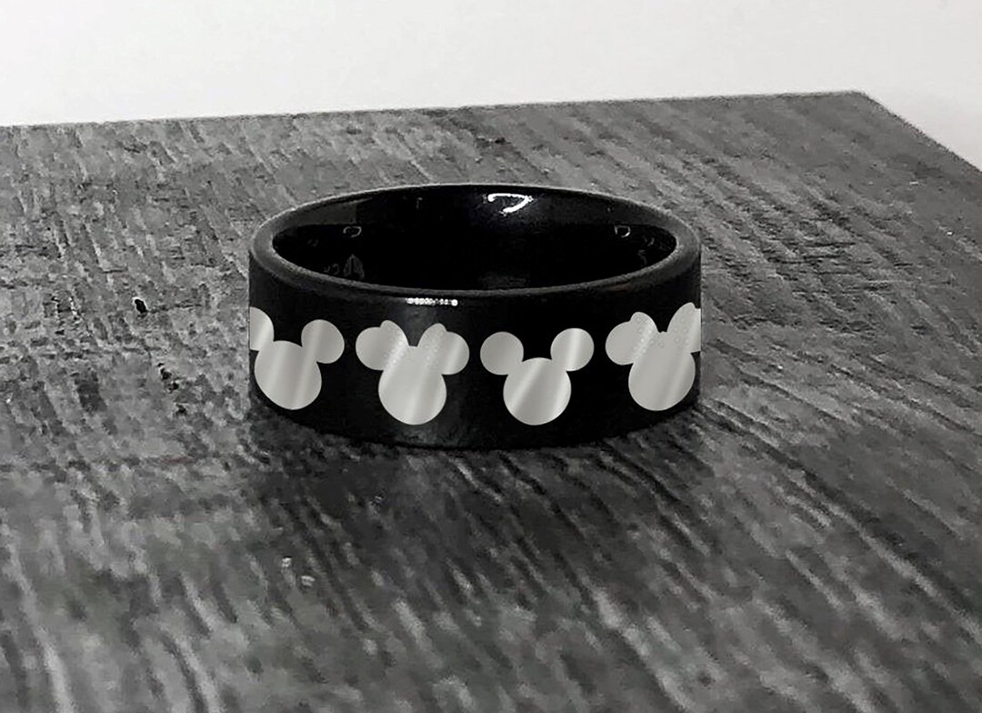 Disney Castle Ring Wedding Band, Mickey Mouse Engagement Ring, Mickey ...