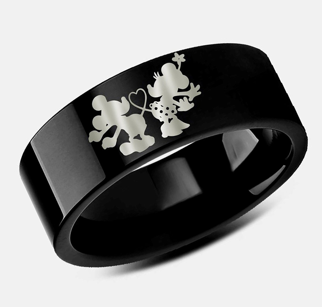 Disney Promise Ring Wedding Band, Disney Infinity Symbol Ring, Mickey ...