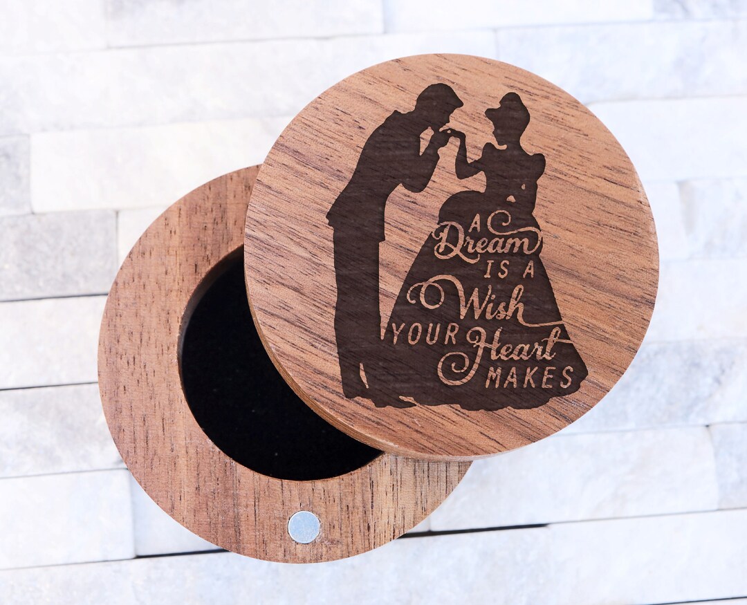 Disney Cinderella Ring Box, Disney Princess Engagement Ring Box, Disney ...