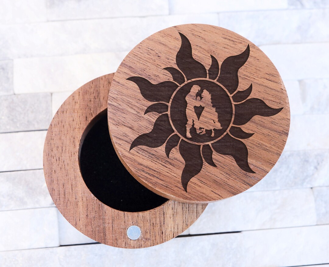 Disney Tangled Ring Box, Rapunzel Proposal Wedding Ring Box, Princess ...