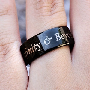 Toy Story Themed to Infinity & Beyond Ring, Disney Toy Story Wedding ...