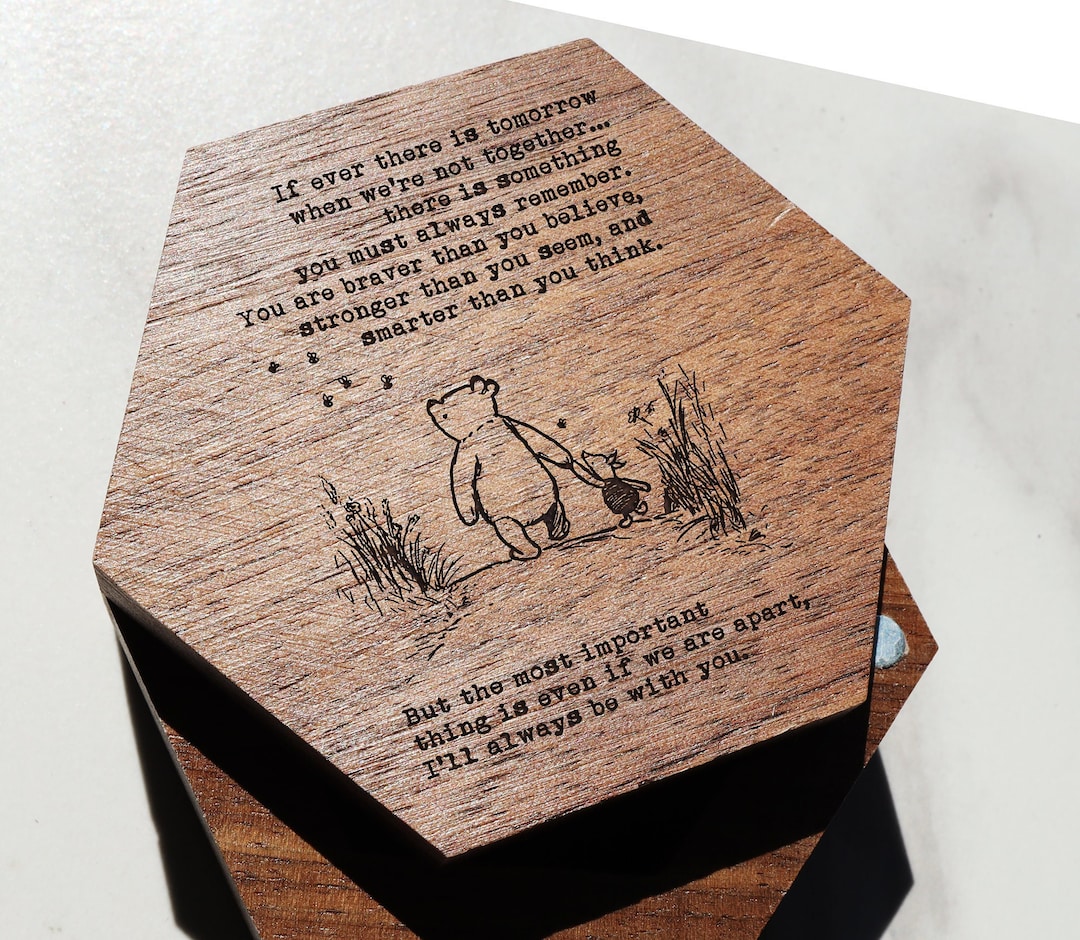 Winnie the Pooh and Piglet Wedding Ring Box, Disney Eeyore Box, Tigger ...