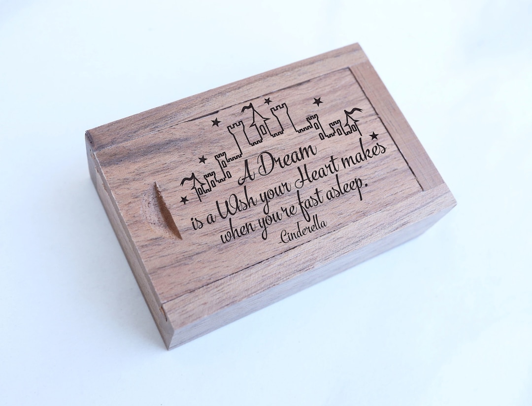 Disney Cinderella Princess Ring Box, Disney Princess Engagement Ring ...