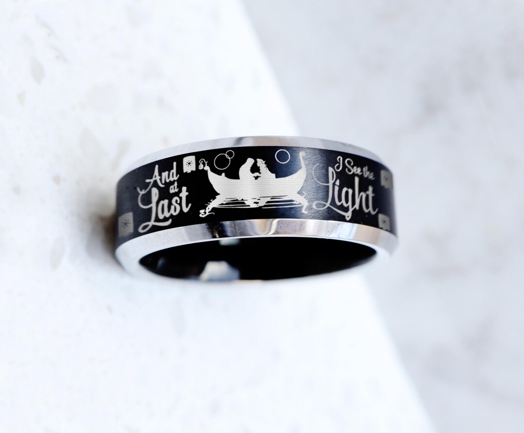 Disney Tangled Ring, Tangled Wedding Band, Rapunzel Wedding Ring ...
