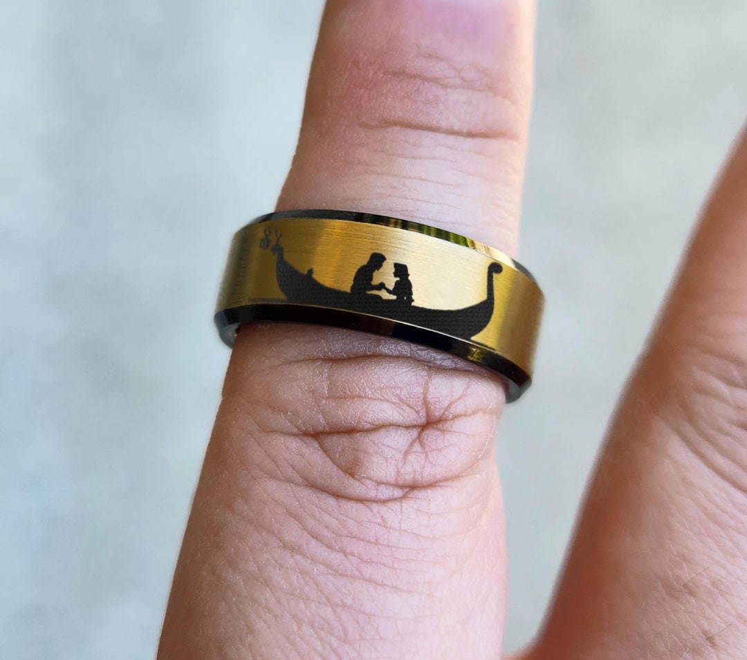 Disney Tangled Ring, Rapunzel Wedding Band, Fairytale Wedding Ring ...