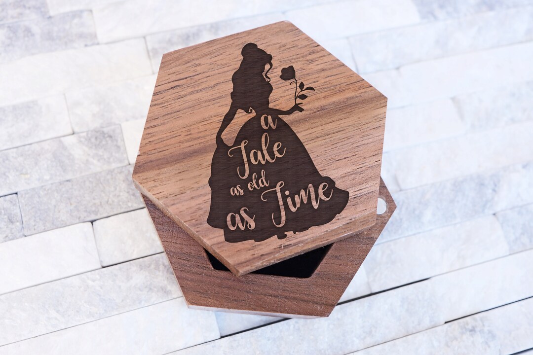 Disney Castle Bella Ring Box, Disney Princess Engagement Ring Box ...