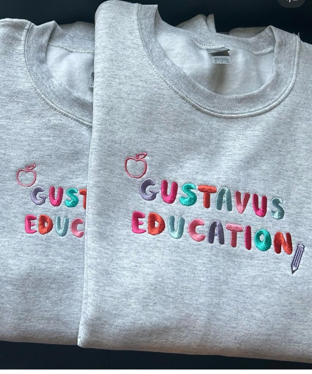 Education College, Custom Education / Teacher Sweatshirt Embroidered ...