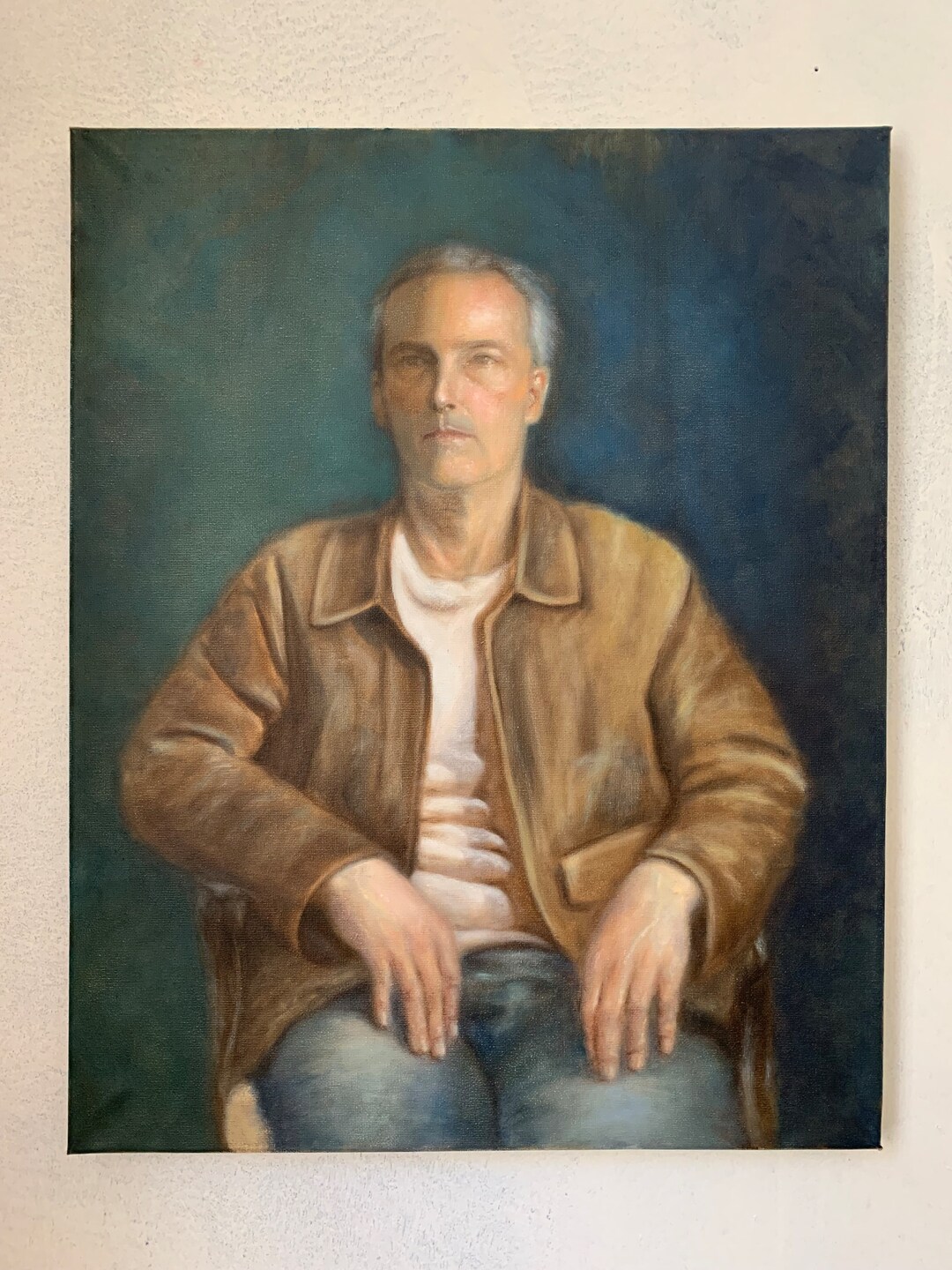 Portrait of a Man, Flemish Oil Painting Technique - Etsy