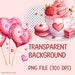 Sweets With Hearts Clipart, Valentines Day PNG Digital Image Downloads ...