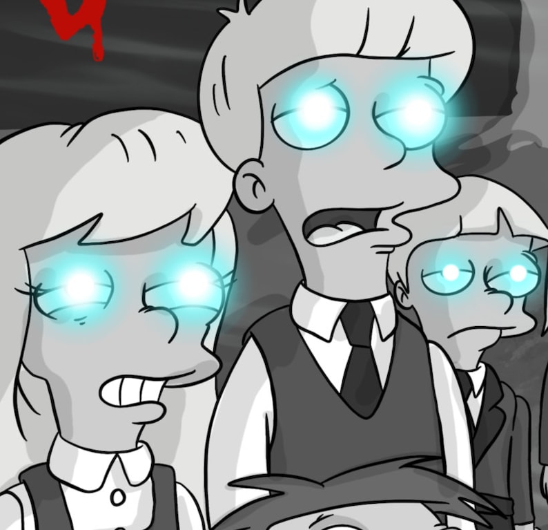 The Bloodening Simpsons Horror Poster - Etsy