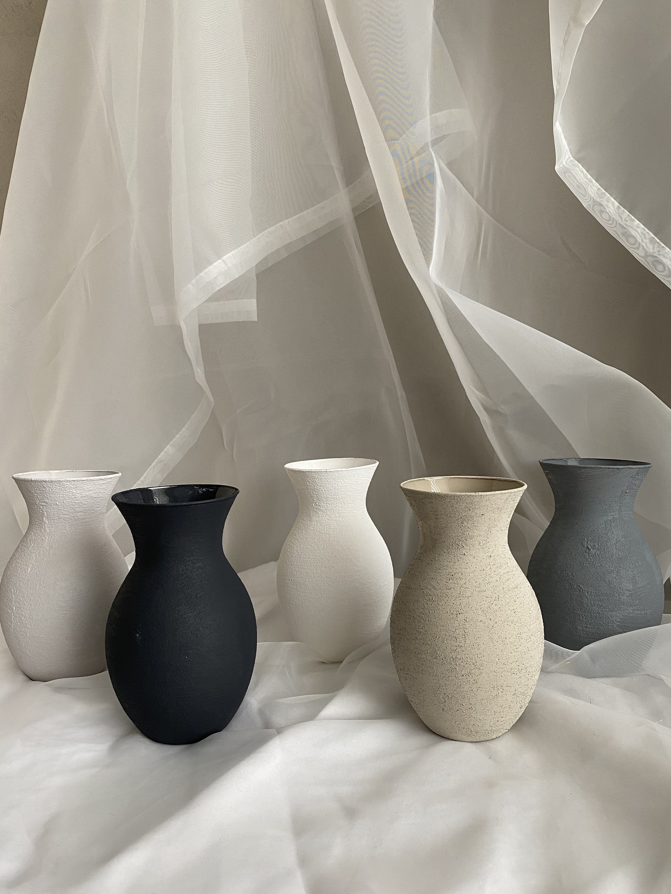 Handpainted Textured Vase | Etsy