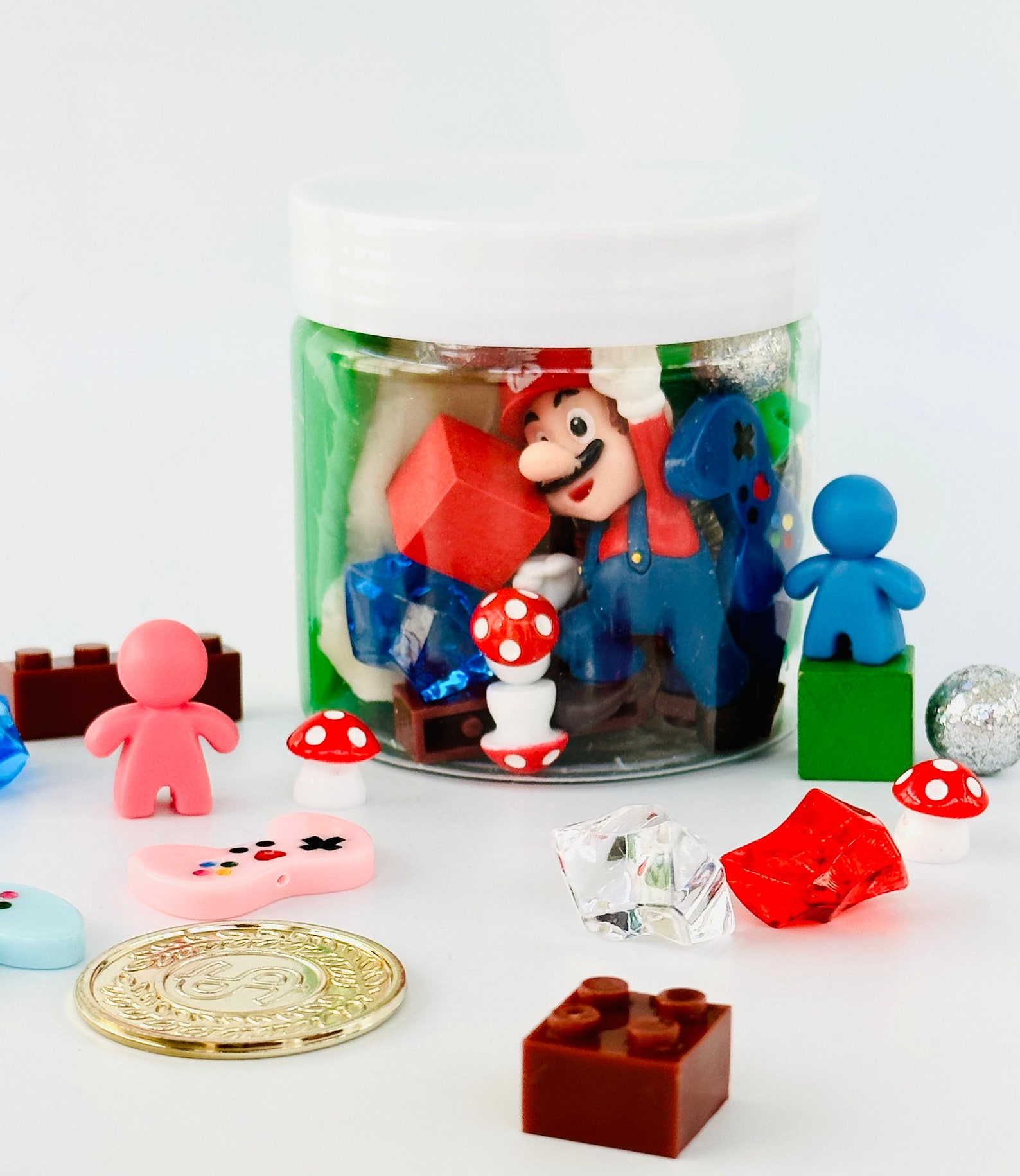 Super Mario Bros. Inspired Sensory Dough Jar Homemade Play - Etsy