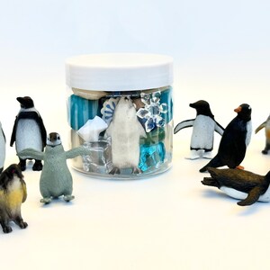 Arctic Polar Bear, Seal, or Penguin Sensory Dough Jar | Homemade Play ...
