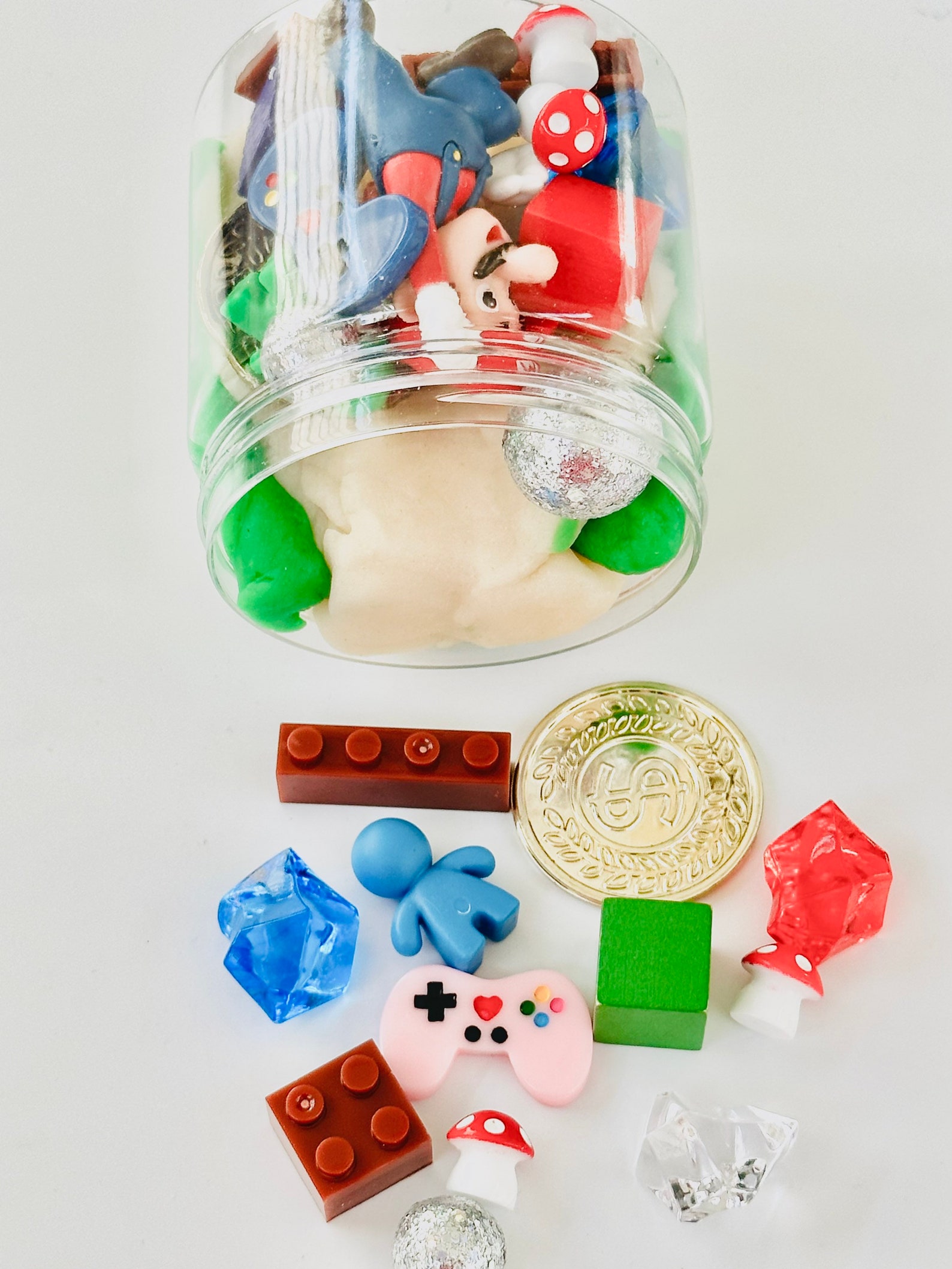 Super Mario Bros. Inspired Sensory Dough Jar Homemade Play - Etsy