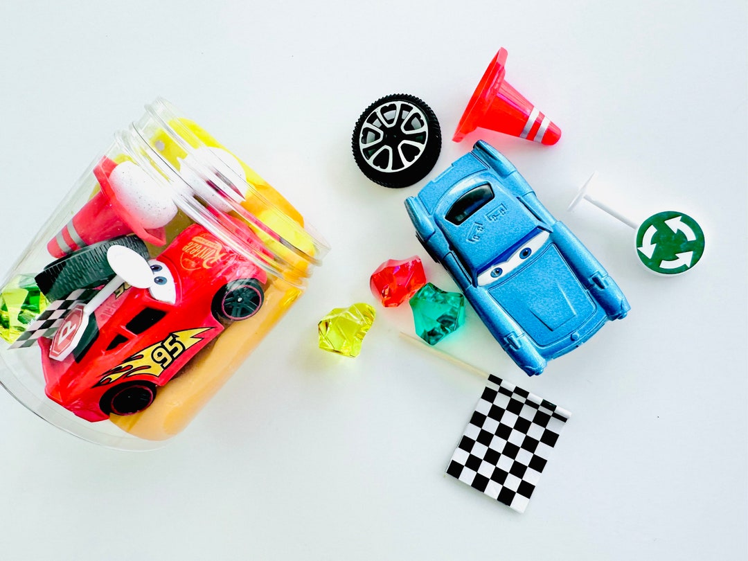 Cars Disney Pixar Inspired Sensory Dough Jar | Homemade Play Dough ...
