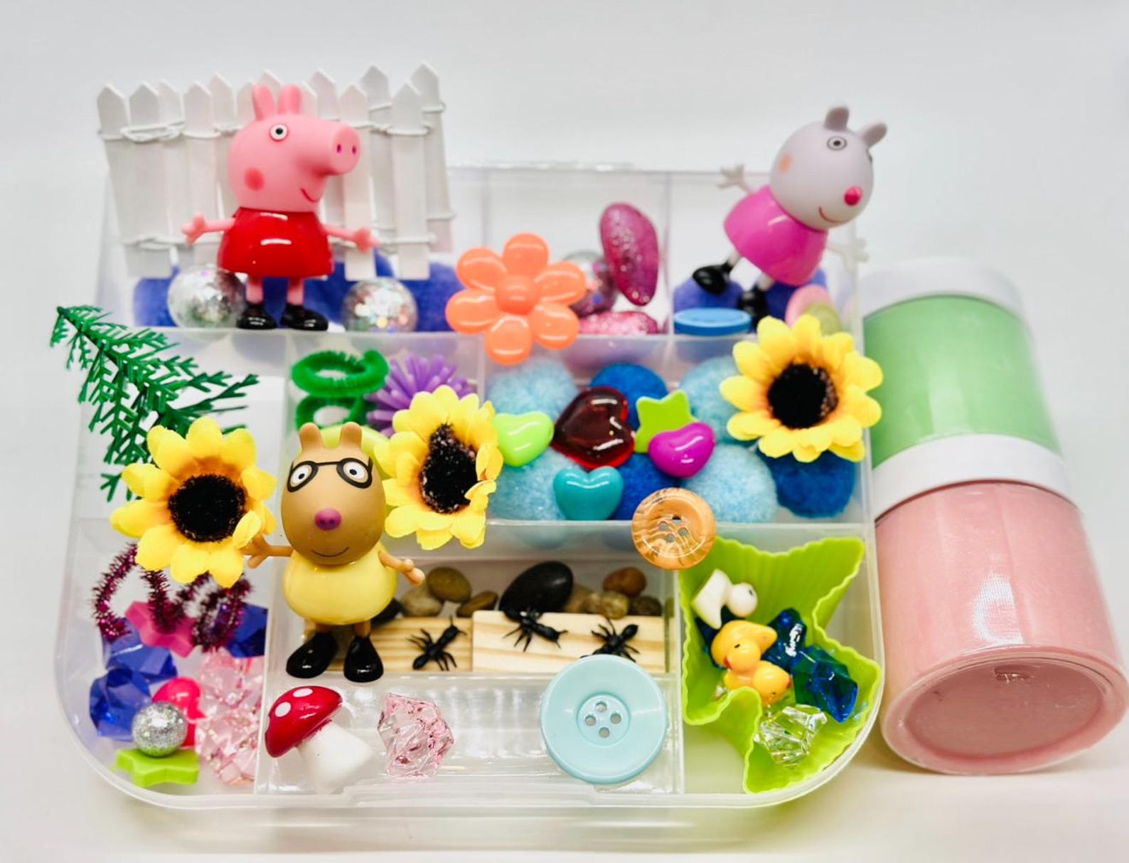 Peppa Pig Family and Friends Sensory Dough Kit | Homemade Play Dough ...