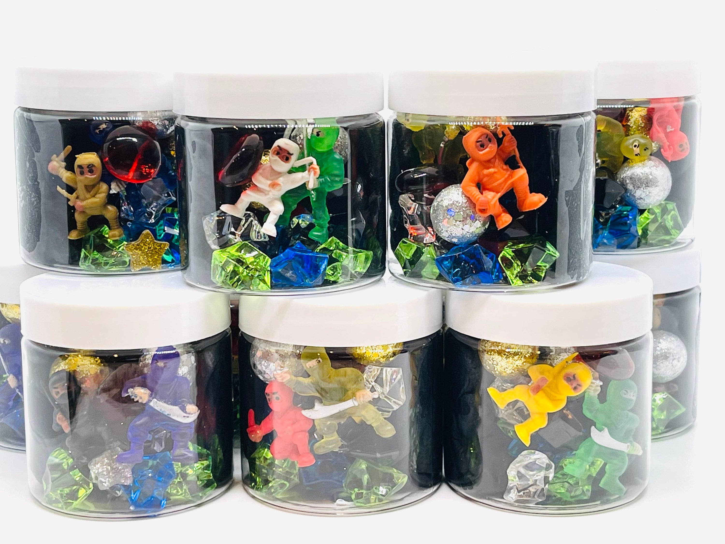 Ninjas, Dragon and Knight, Firefighter, Pirate Homemade Sensory Dough ...