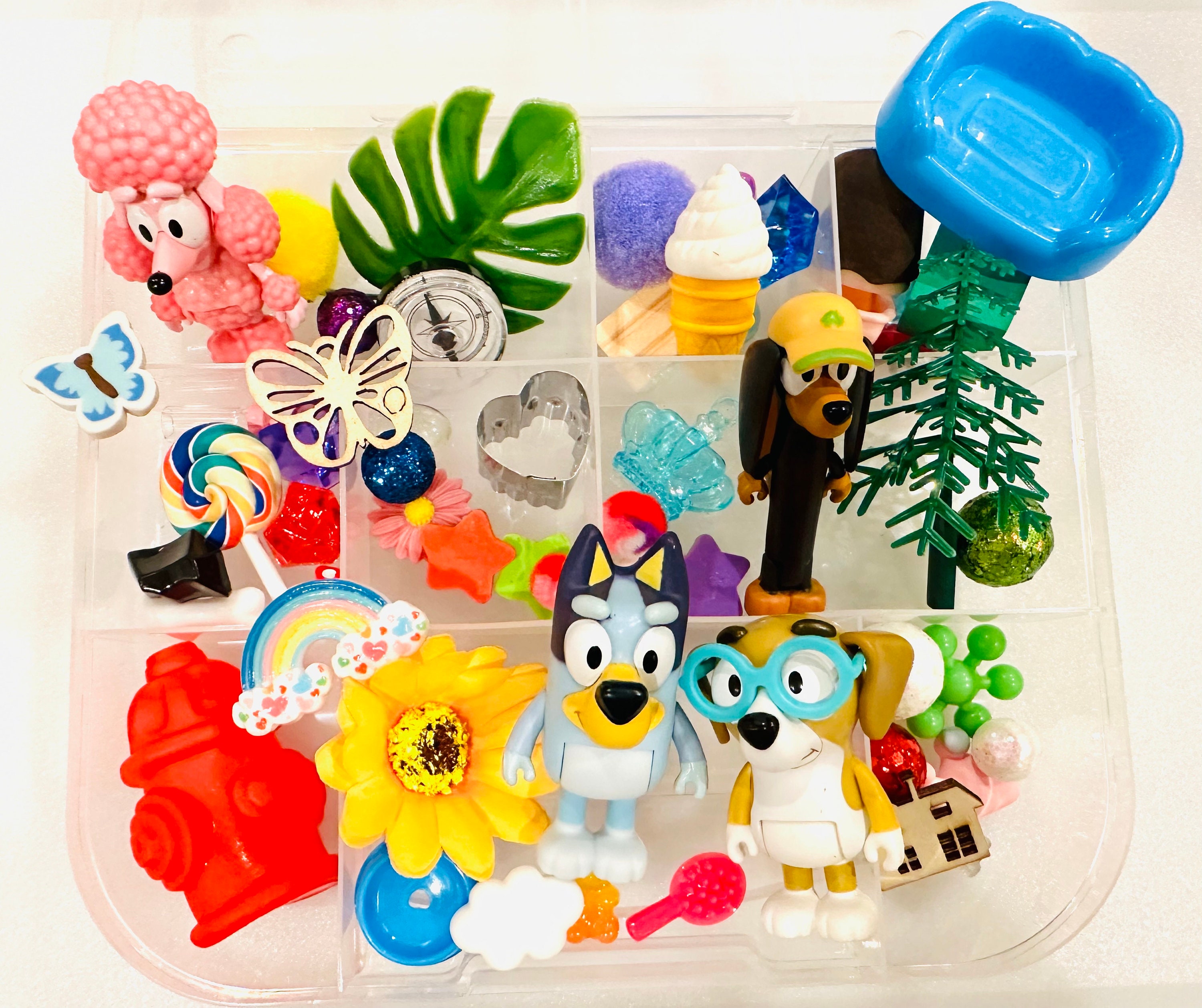 Bluey Heeler Family and Friends Sensory Dough Kit Homemade - Etsy