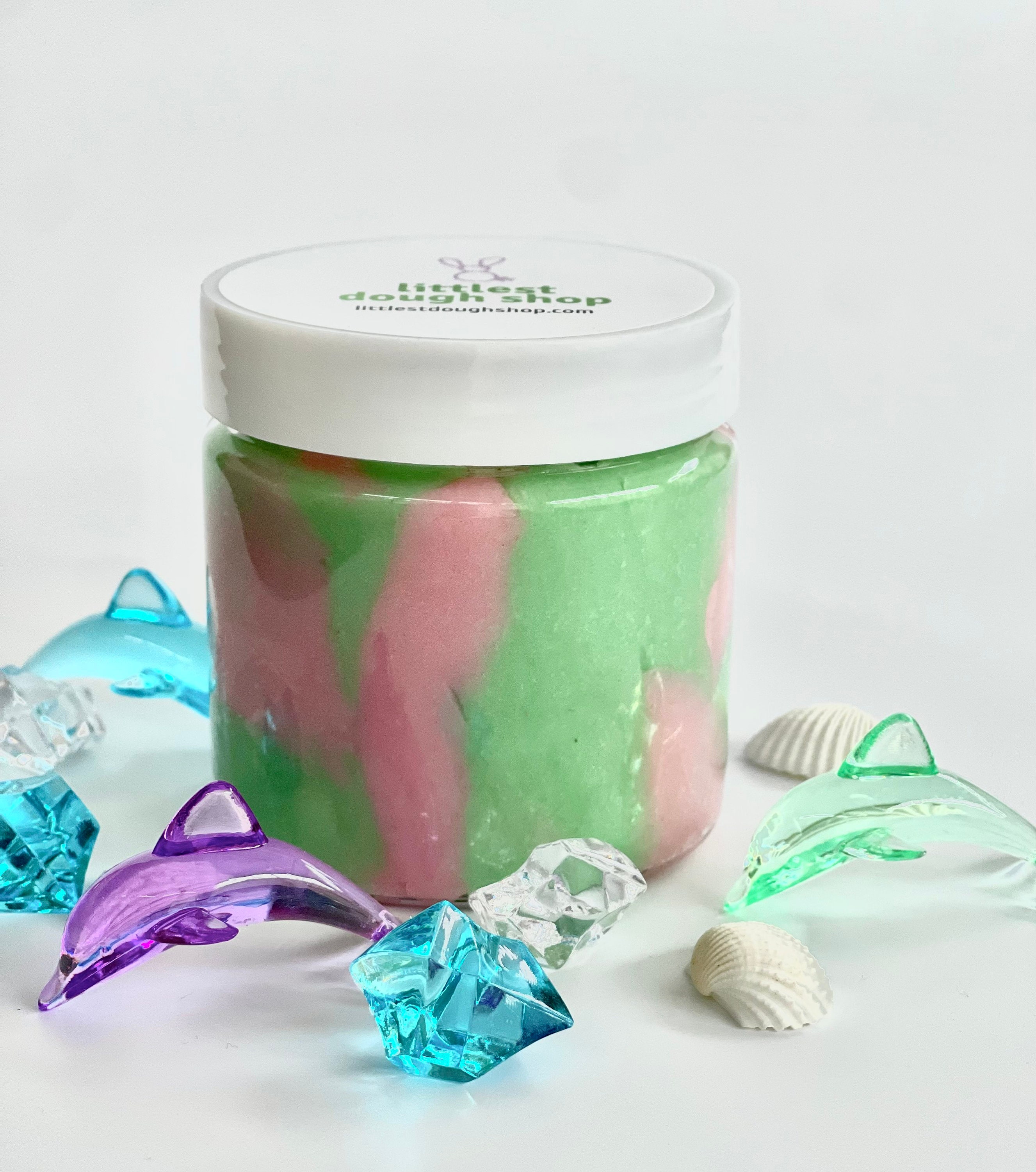 Dolphins Homemade Sensory Dough Jar | Homemade Play Dough | Playdoh ...