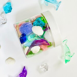 Dolphins Homemade Sensory Dough Jar | Homemade Play Dough | Playdoh ...