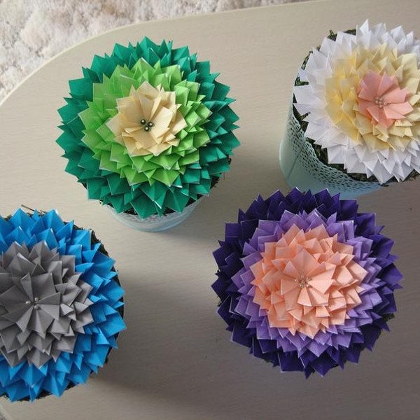 Origami Flowers - Etsy