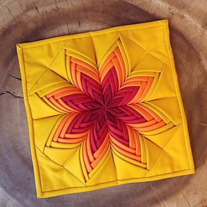 Folded Fabric Star Trivet Digital Pattern Download - Etsy