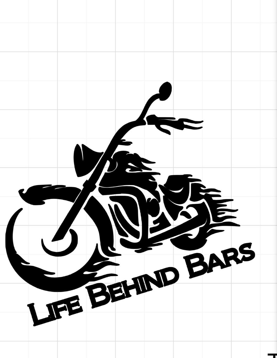 LIFE Behind Bars 9 Inch Vinyl Decal - Etsy