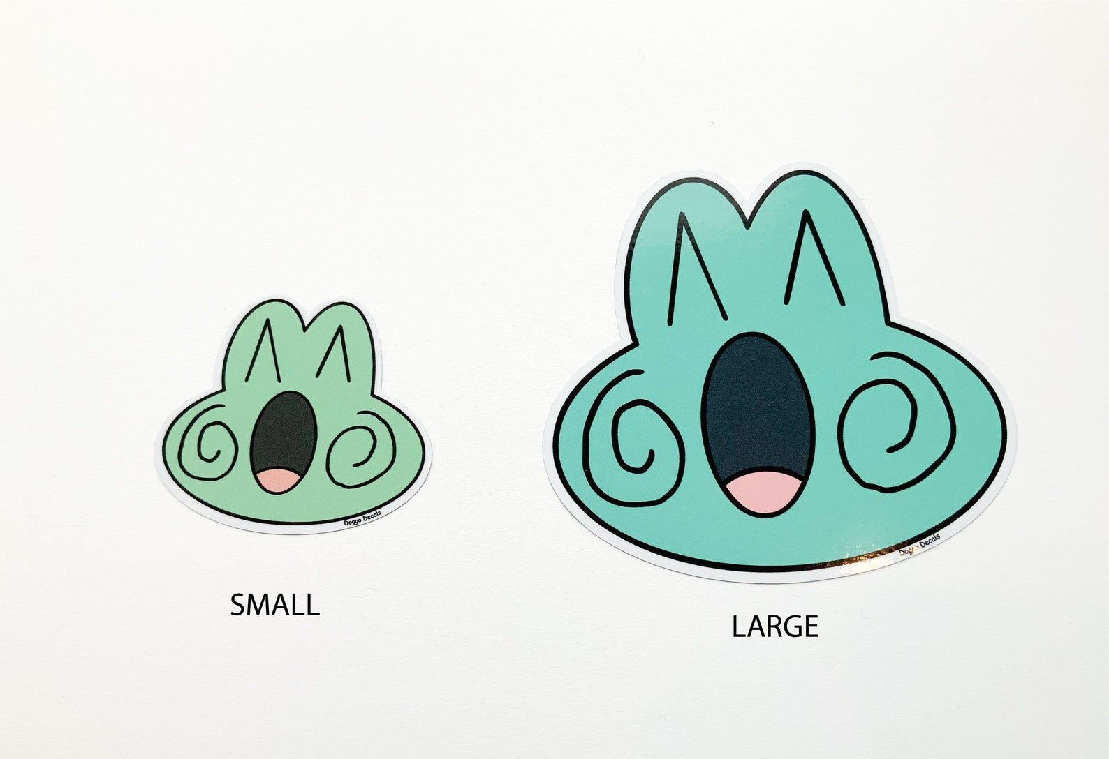 Frog Decal Sticker Doggo Decals Dog Sticker - Etsy