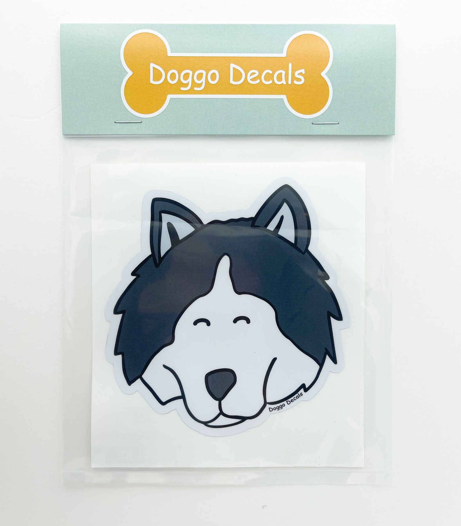 Husky Decal Sticker, Doggo Decals, Dog Sticker - Etsy
