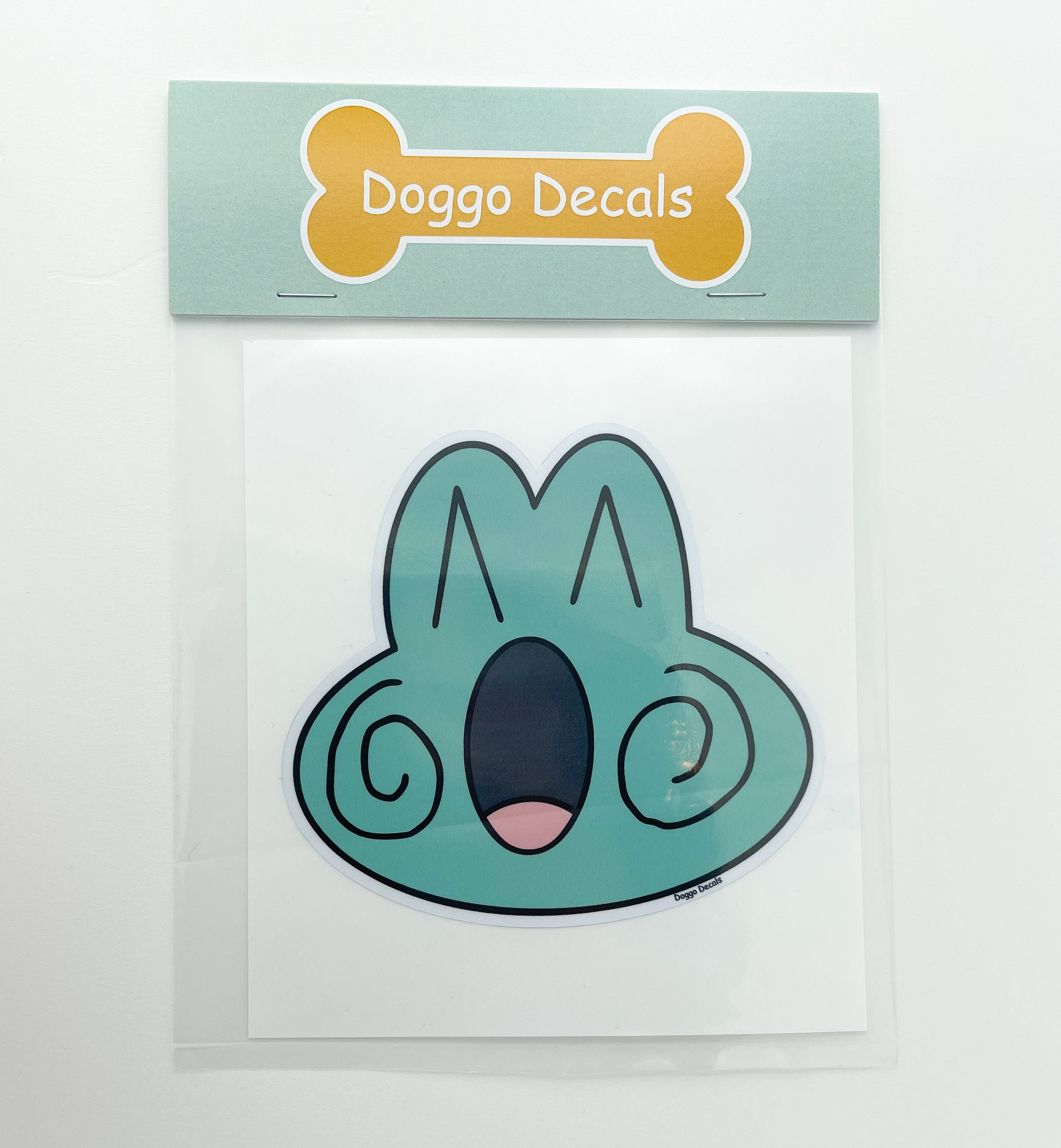 Frog Decal Sticker, Doggo Decals, Dog Sticker - Etsy