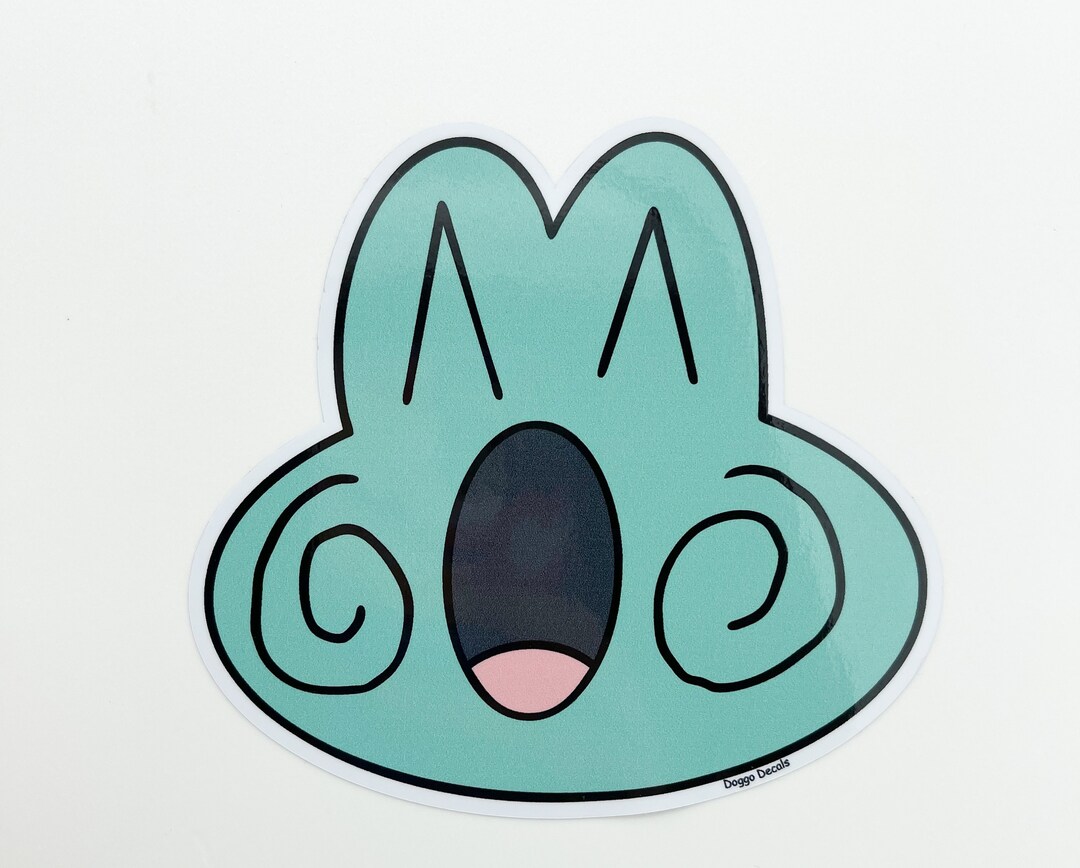 Frog Decal Sticker, Doggo Decals, Dog Sticker - Etsy