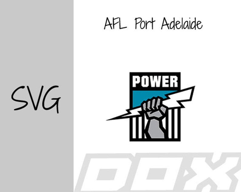 AFL Port Adelaide Logo Svg for Cricut | Etsy Australia