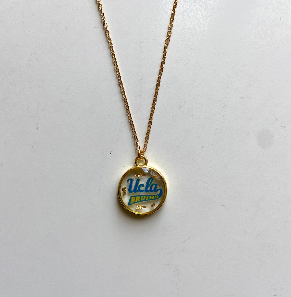 Custom College Necklace Gold/Silver College Logo Necklace | Etsy