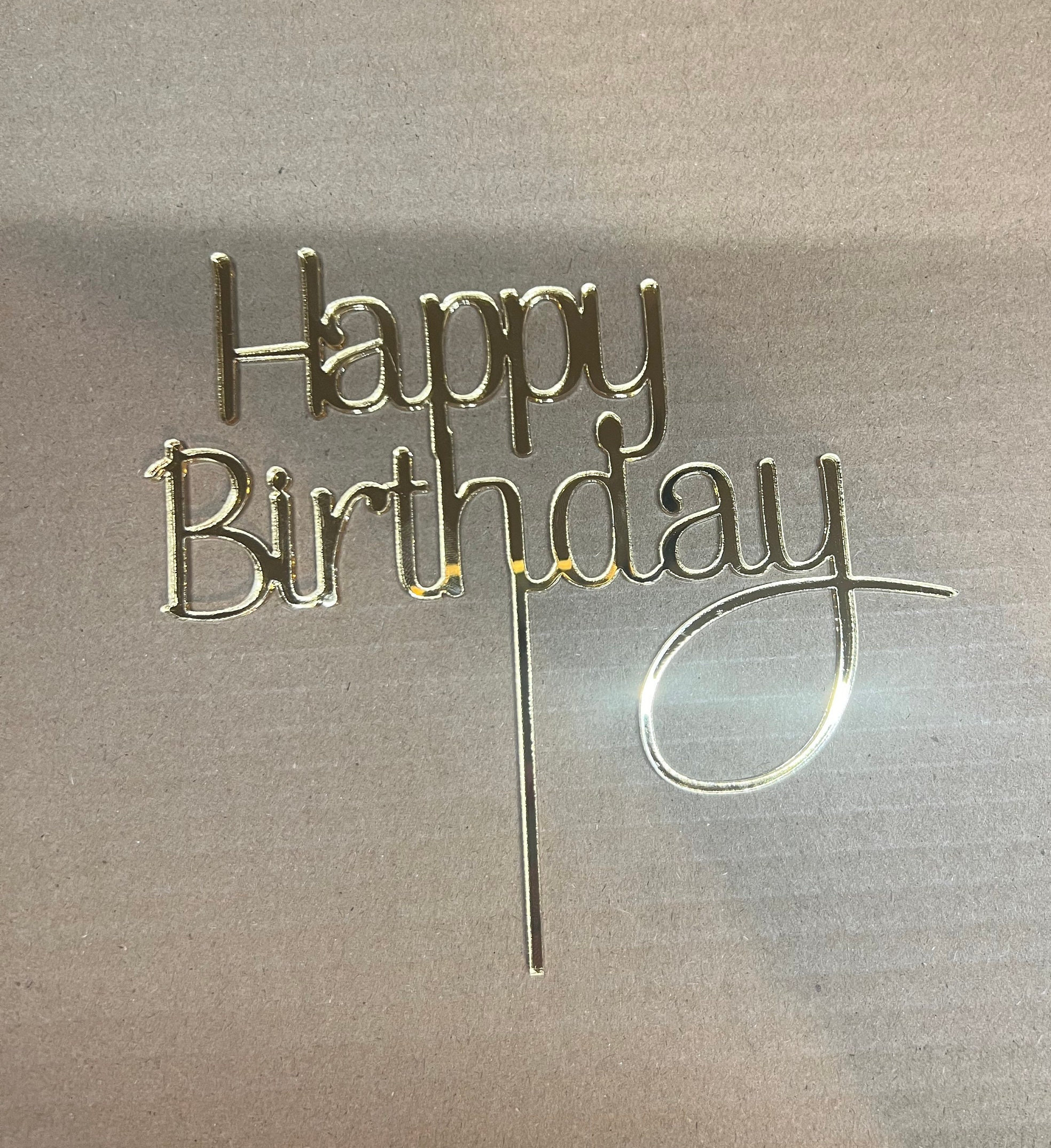 Happy Birthday Cake Topper - Etsy