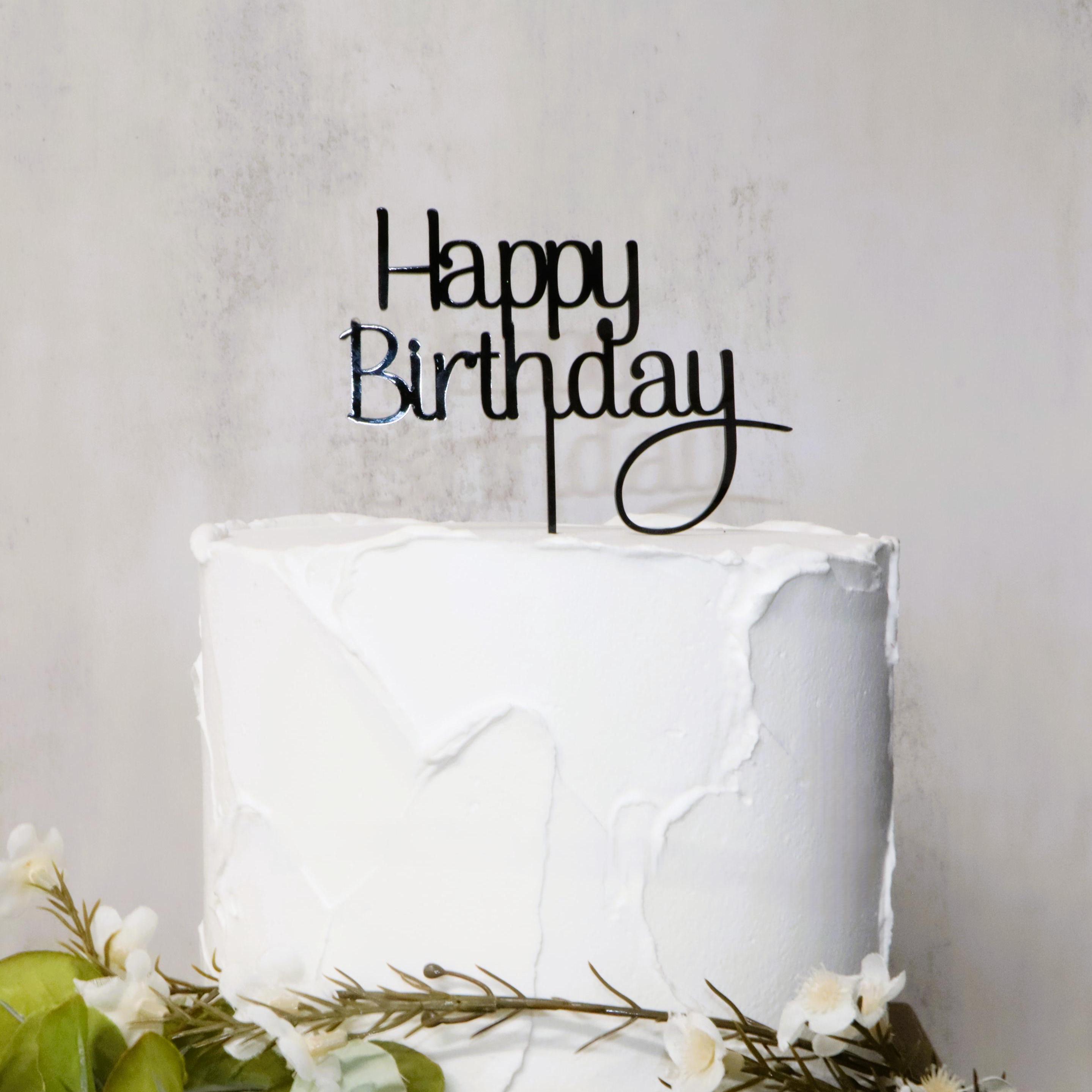 Happy Birthday Cake Topper - Etsy