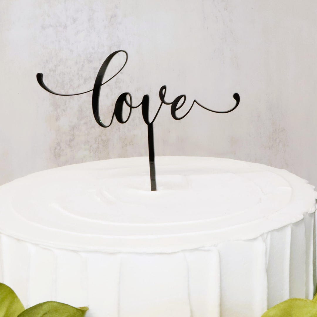 Love Cake Topper - Etsy
