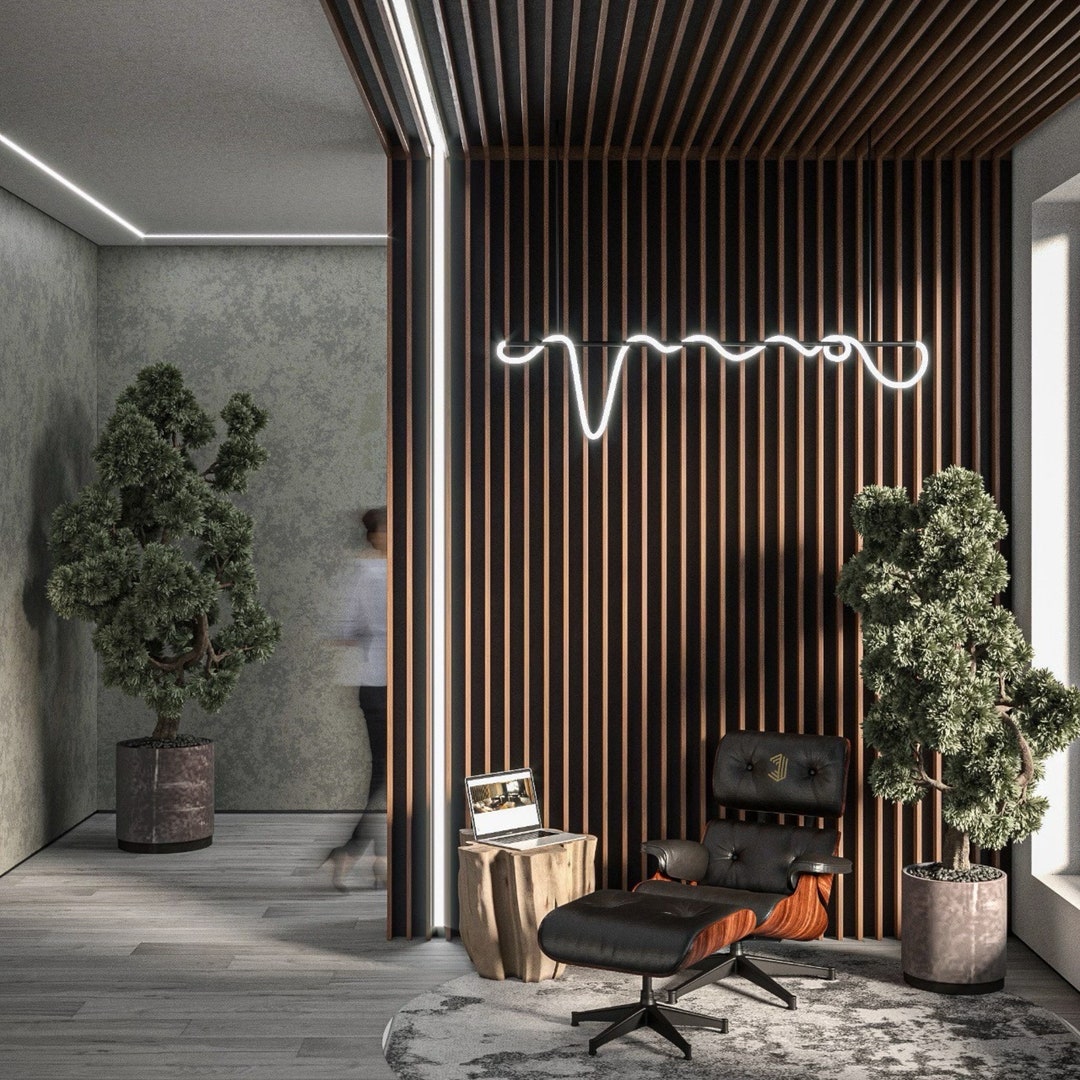 Reception Area Wood Ceilings | Lighting Optional | Architectural Grade ...