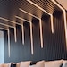 Bespoke Black Ceiling and Wall With Lights | Commercial or Residential ...