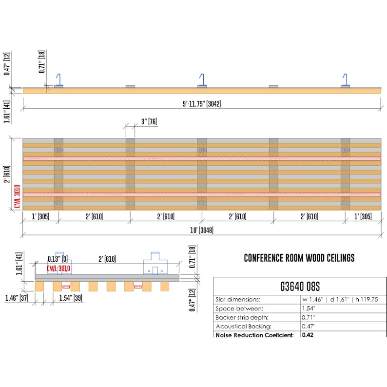 Conference Room Wood Ceiling | Pattern Wood Ceiling and Wall With ...