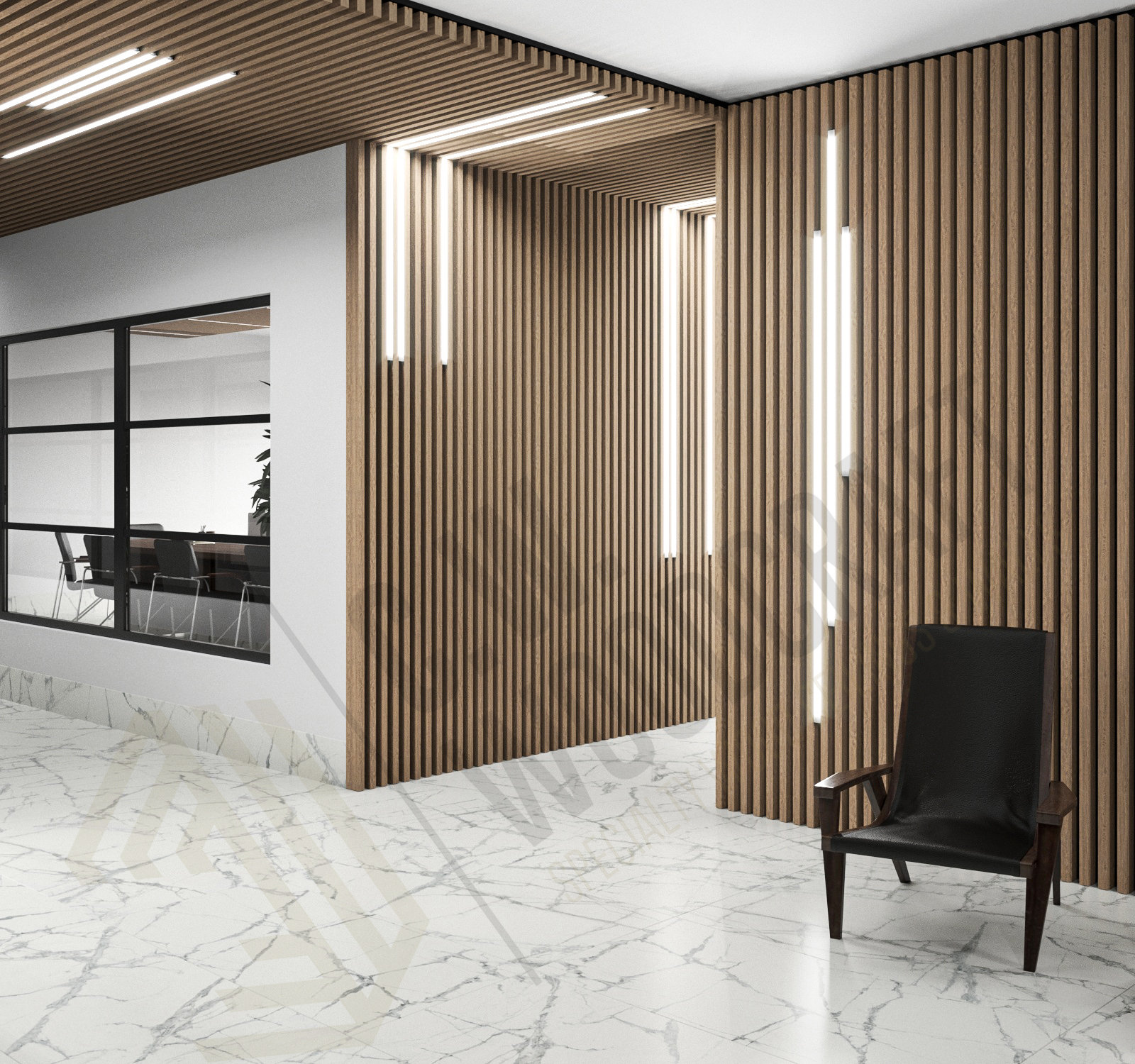 Office Reception Wall