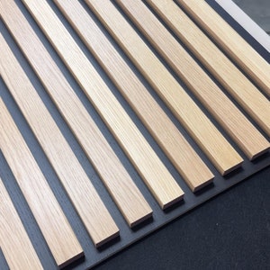 Foyer Stairway Wall Panel | Natural White Oak Rift Parquet Wall Panels ...