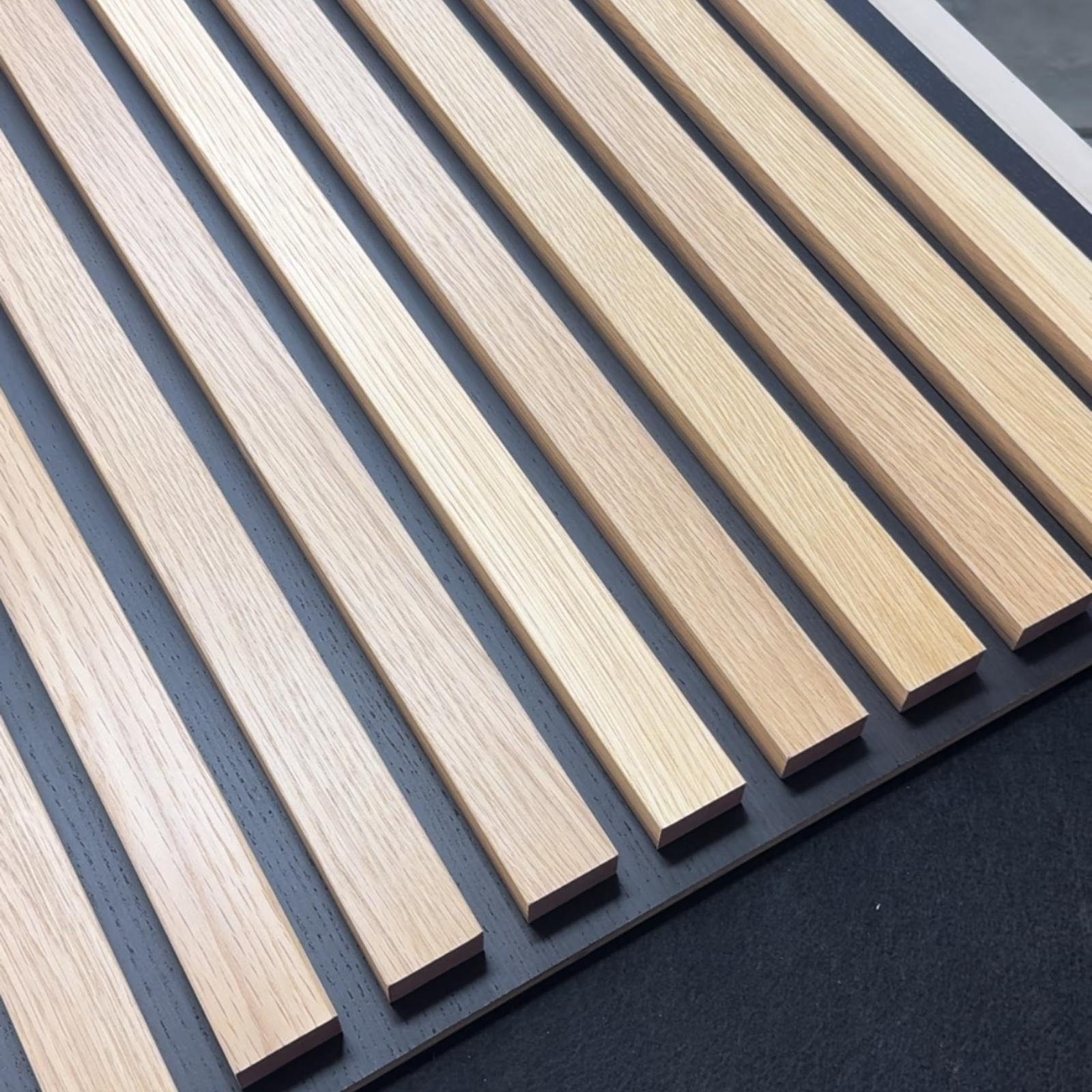 Handcrafted White Oak Rift Parquet Wall Panel - Customizable for Your ...