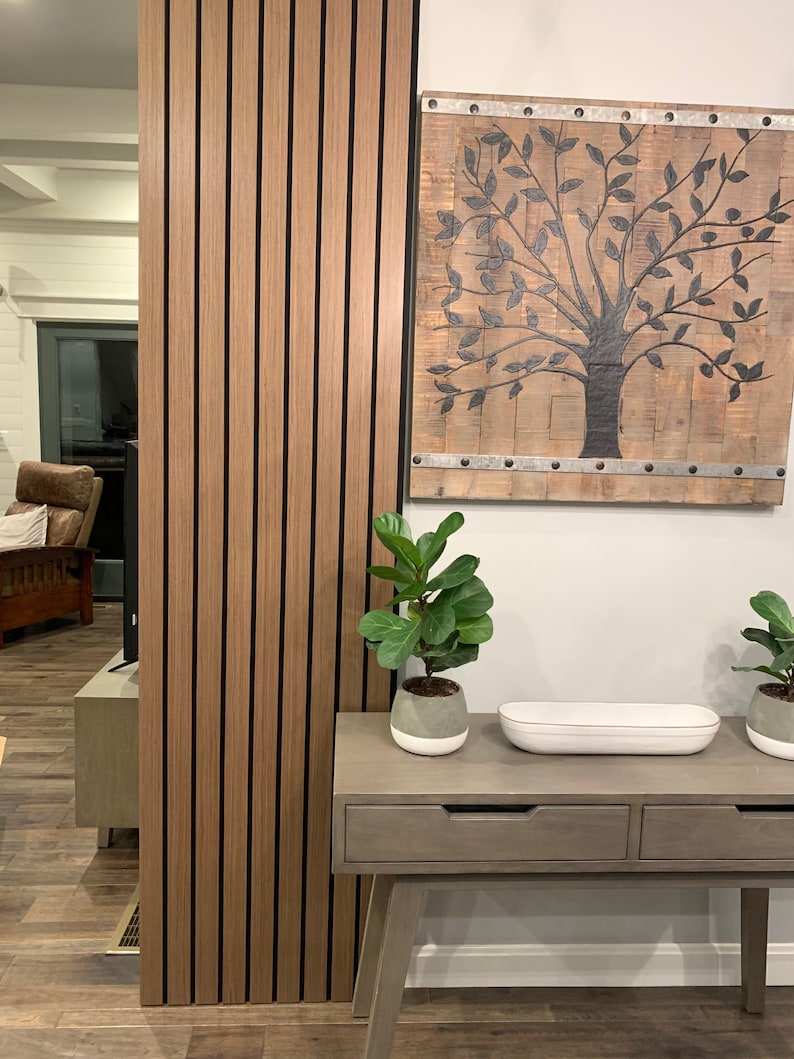 Walnut Slat Panels F75 Custom Finishes and Configurations - Etsy