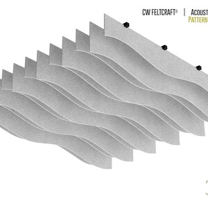 CW Feltcraft® | Suspended Ceiling Baffles | WAVES FC0001 | Acoustical ...
