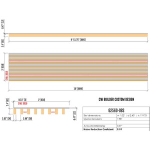 Bespoke Walnut Wood Ceiling | Optional Lighting Integration ...