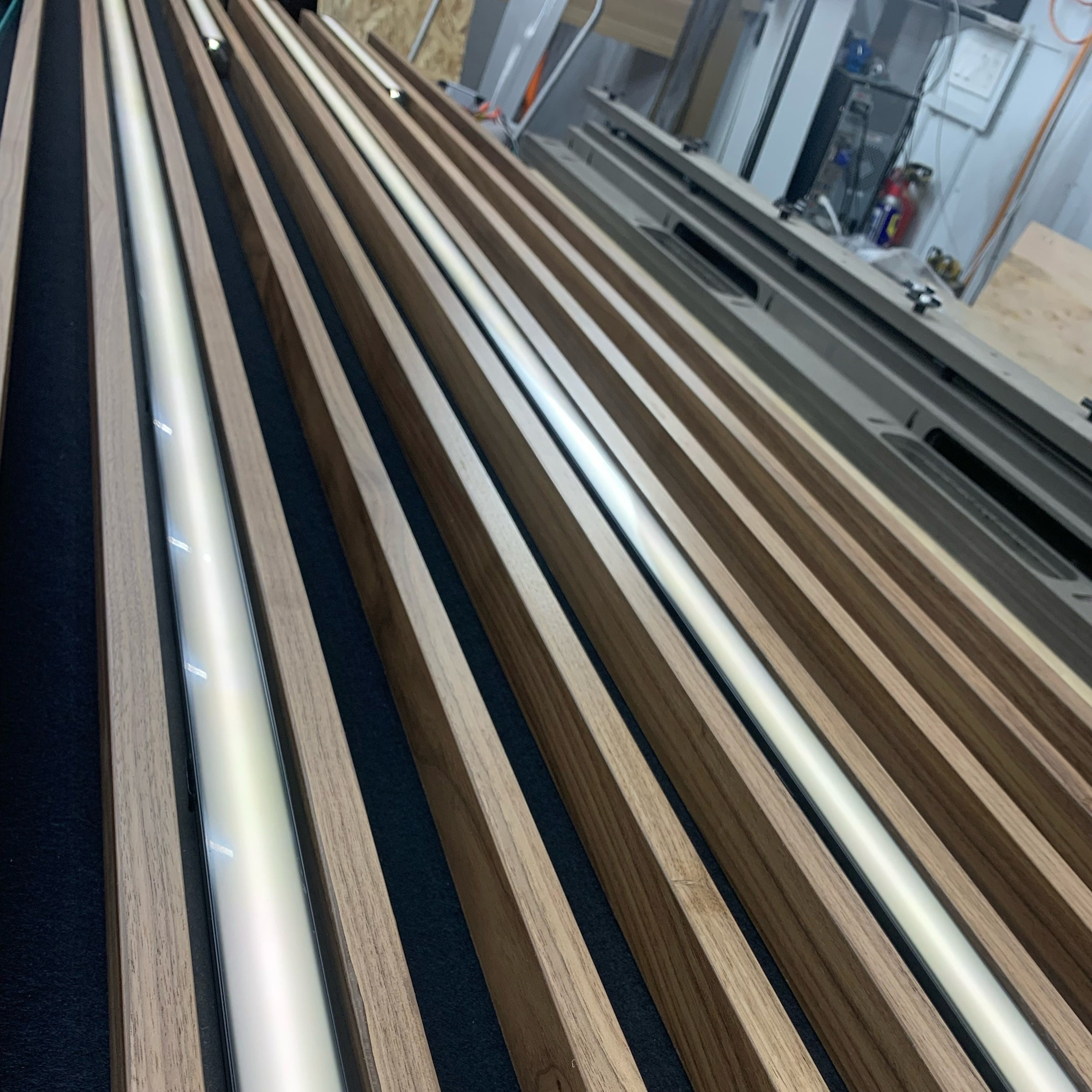 Reception Area Wood Ceilings | Lighting Optional | Architectural Grade ...