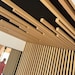 Custom Pattern Wood Ceiling and Wall With Lights | Commercial or ...