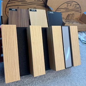 Sample Box | Includes All Standard Wood Species + Optional Mini Panel ...