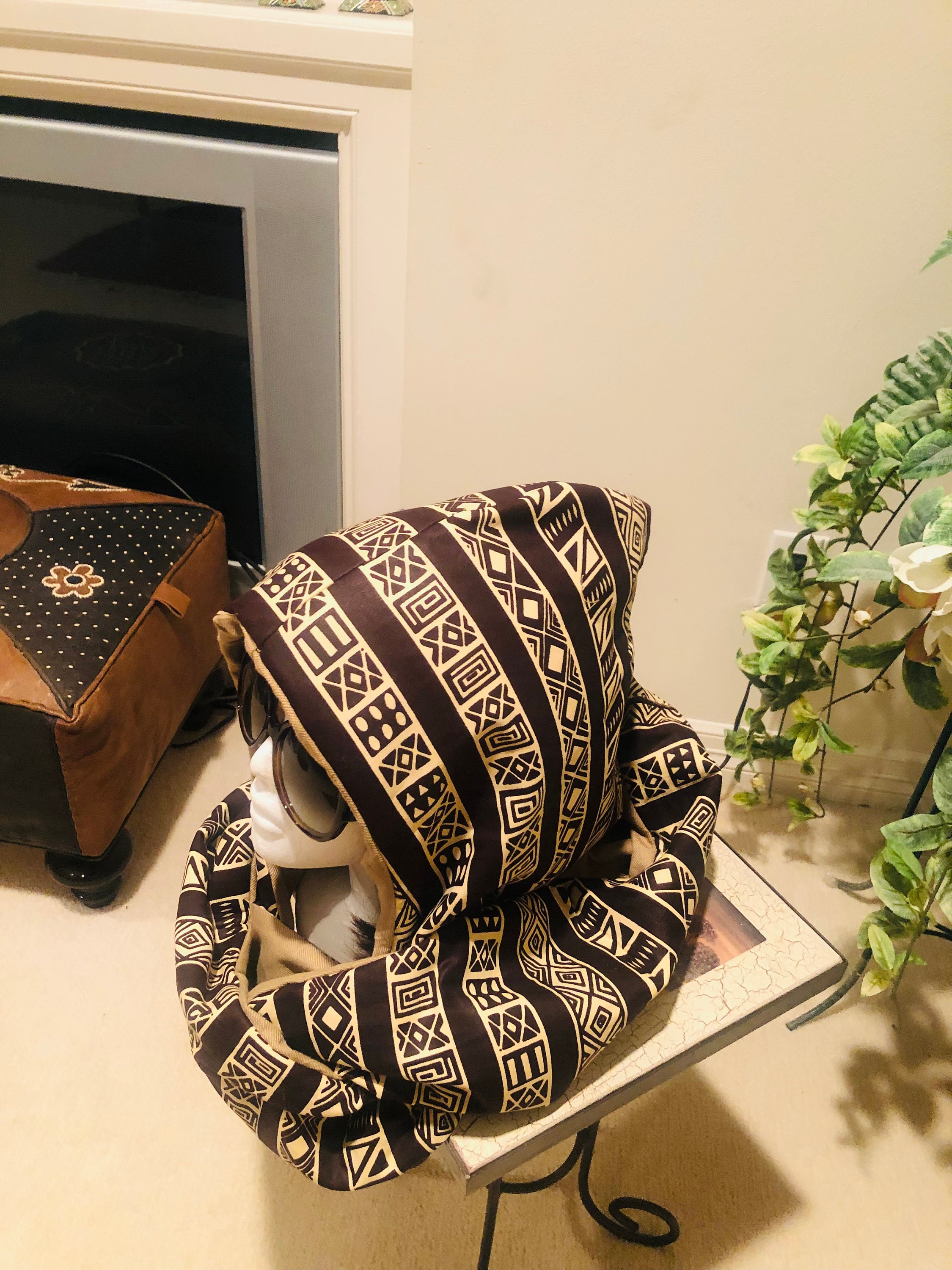 Infinity Wool Lined African Ankara Scarf/african Scarf/african Print ...