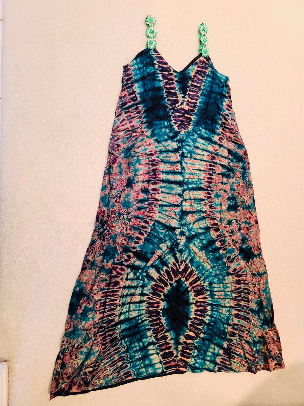 Silk Adire Dress - Etsy